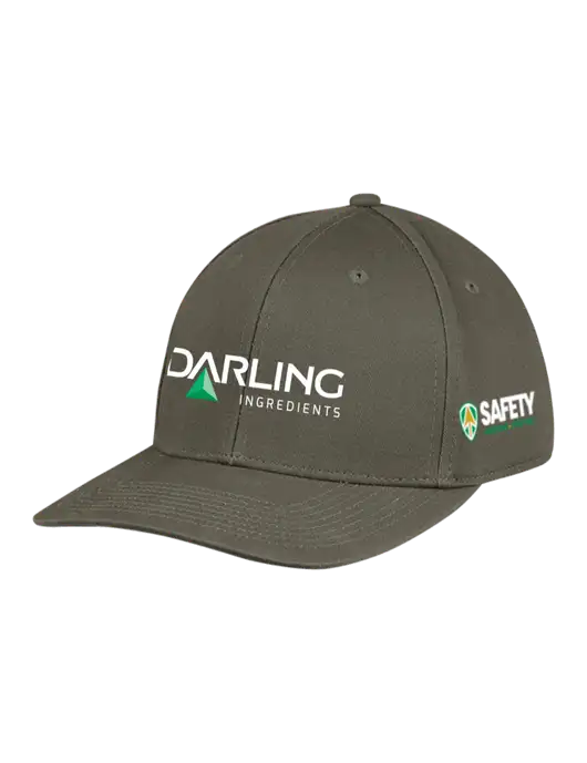 Premium Modern Structured Twill Olive Snapback Cap w/Darling ...